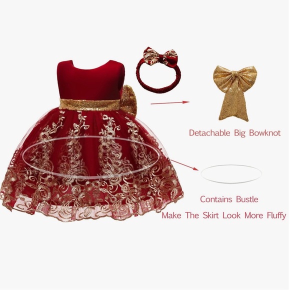 AVAZU | Dresses | Avazu Big Bowknot Sequins Embroidered Lace Party Tutu ...